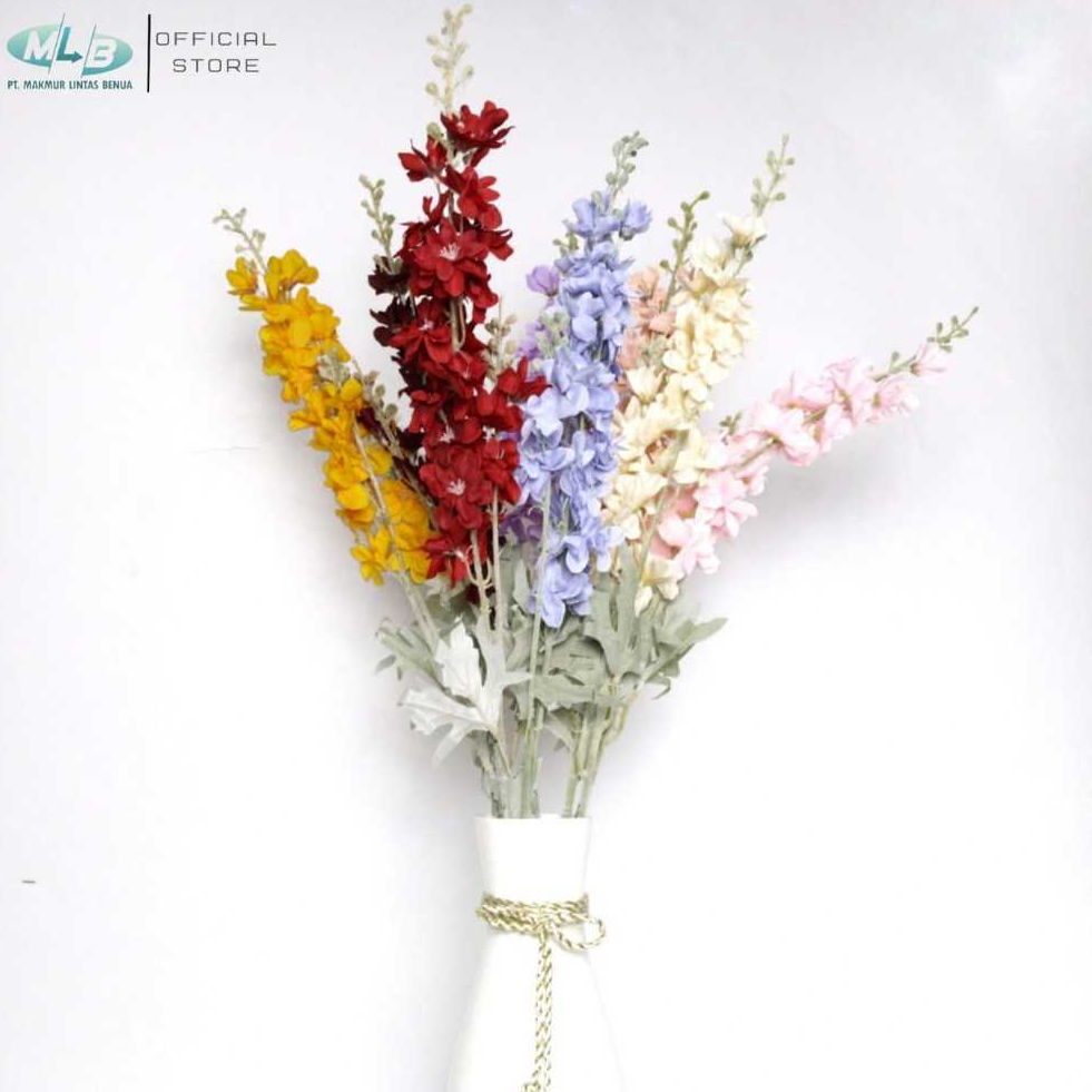 Jual MLB Bunga Snapdragon Artificial Delphinium Hiasan Dekorasi Rumah ...