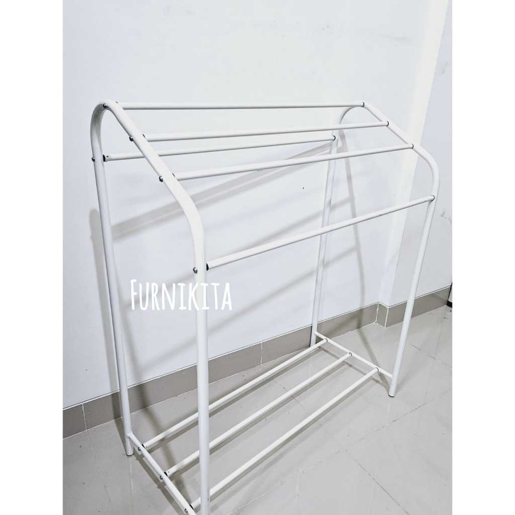 Jual JEMURAN HANDUK BESI JUMBO MODEL MINIMALIS PUTIH DAN HITAM | Shopee ...