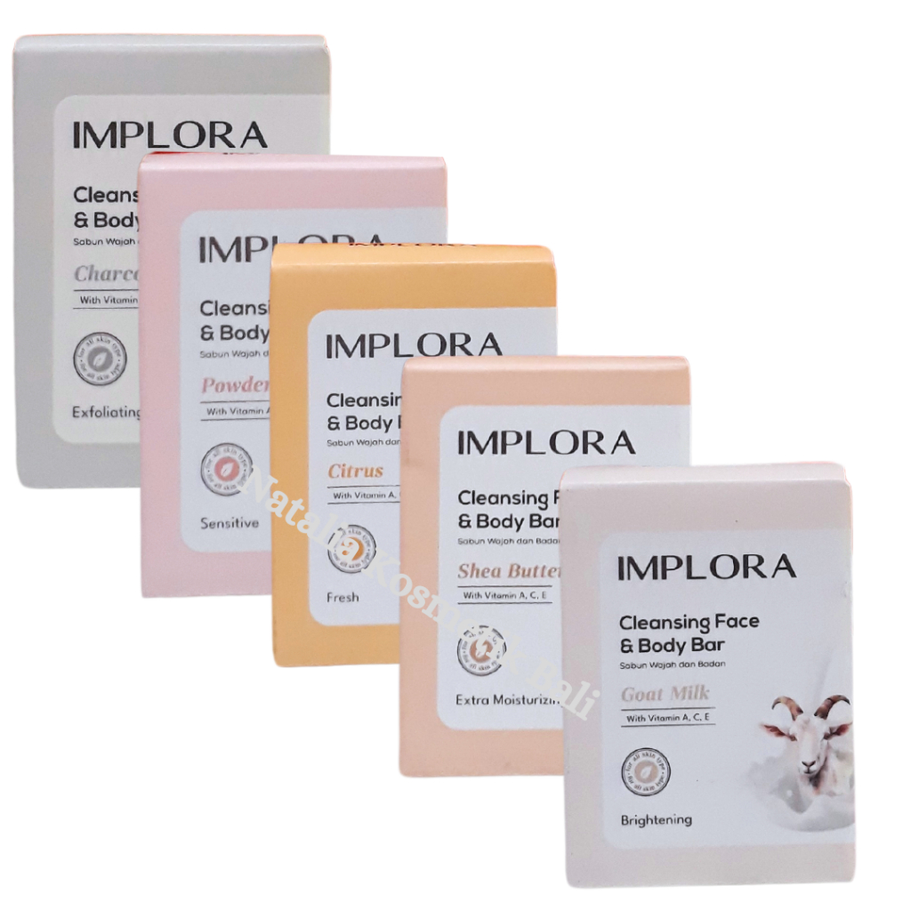 Jual Implora Cleansing Face & Body Bar 60 gr - Sabun Batang | Shopee ...