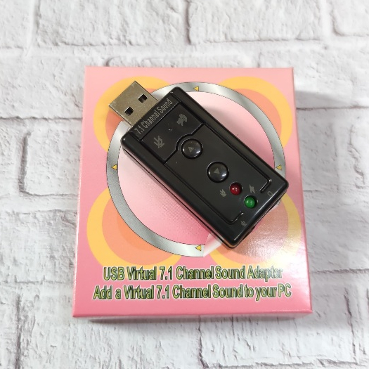Jual USB SOUND 7.1 CHANNEL / USB SOUND CARD VERSI 7.1 | Shopee Indonesia