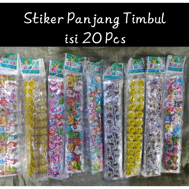 Jual Stiker Dawa 20 Pcs Stiker Panjang Timbul isi 20 Pcs | Shopee Indonesia