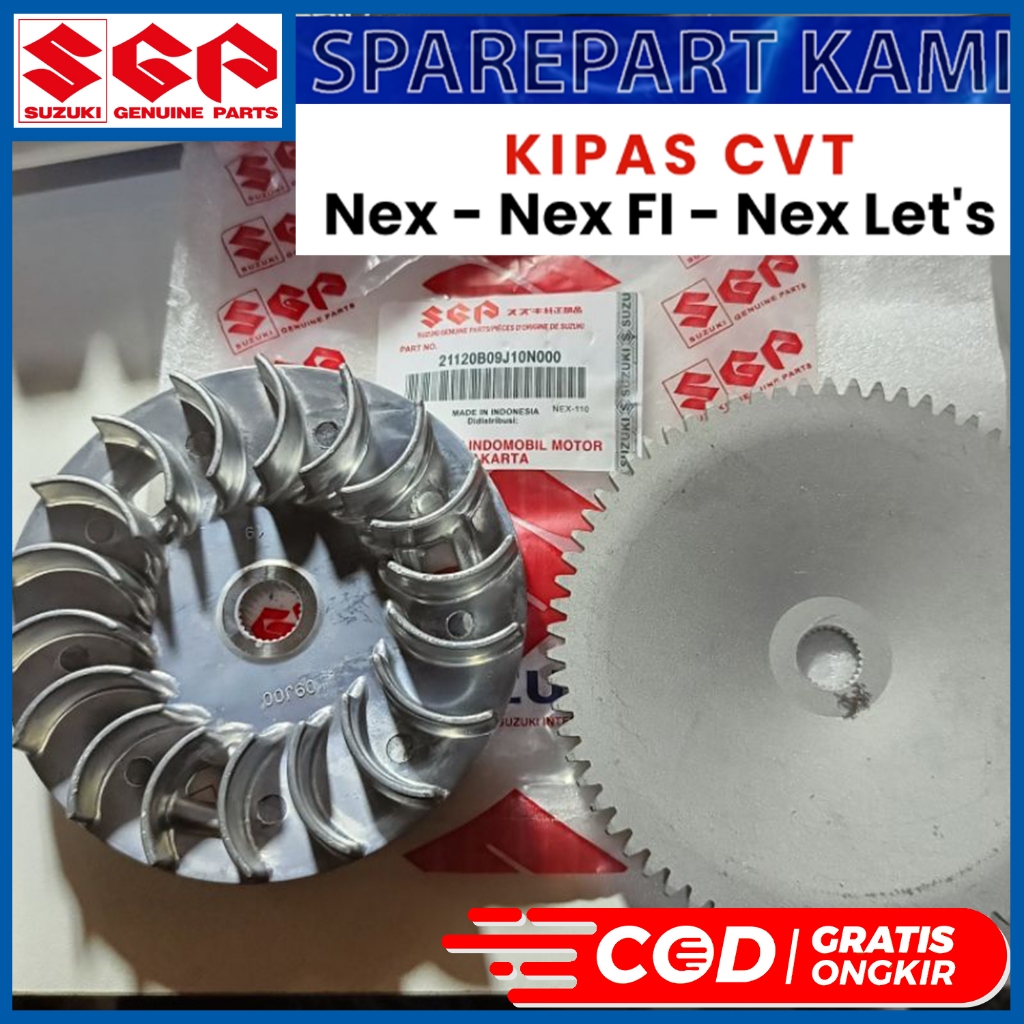 Jual KIPAS ROLLER ASSY + LAWAN RUMAH ROLLER GIGI Gear GIR Kipas Face Drive SUZUKI NEX 110 NEX Fi ...