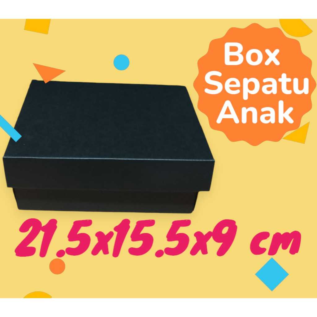 Jual BOX SEPATU ANAK SIZE 21.5 X 15.5 X 9 cm/BOX SEPATU ANAK KECIL/BOX ...