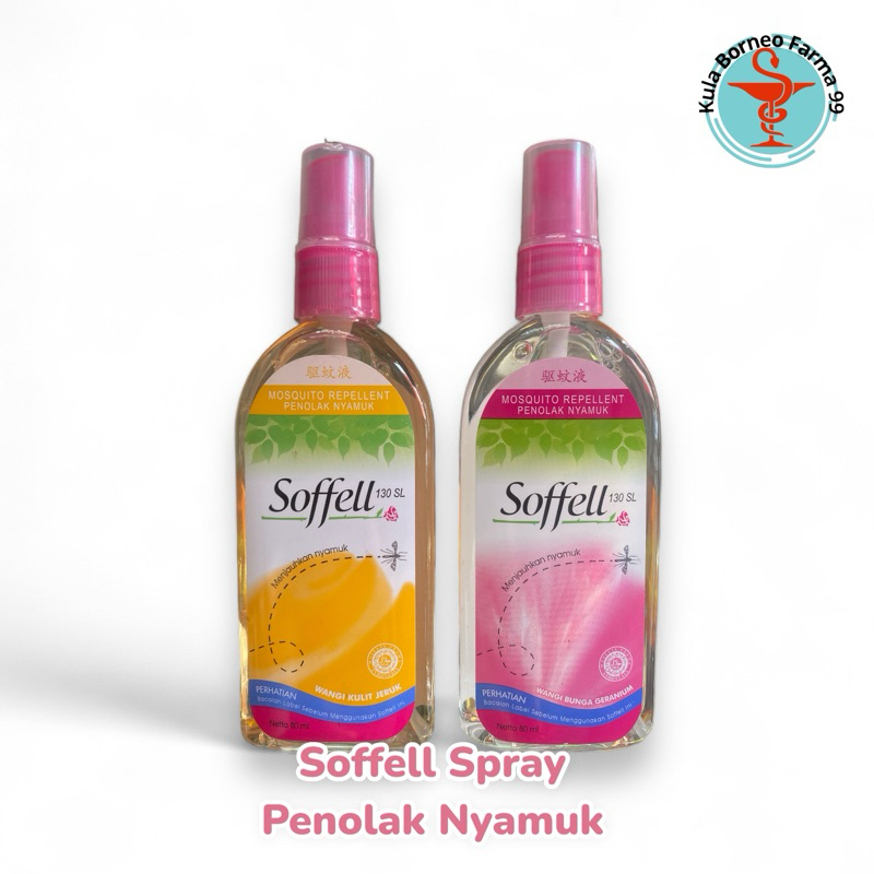 Jual Soffell Spray Penolak Nyamuk 80 ml | Shopee Indonesia