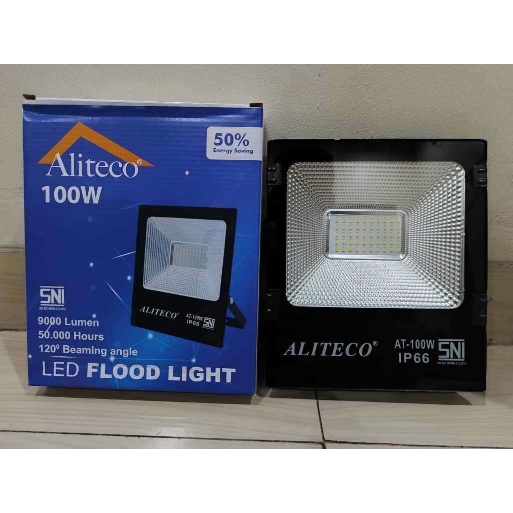 Jual Lampu Sorot LED 100W-500W Cahaya Putih / Lampu Tembak Flood Light | Shopee Indonesia
