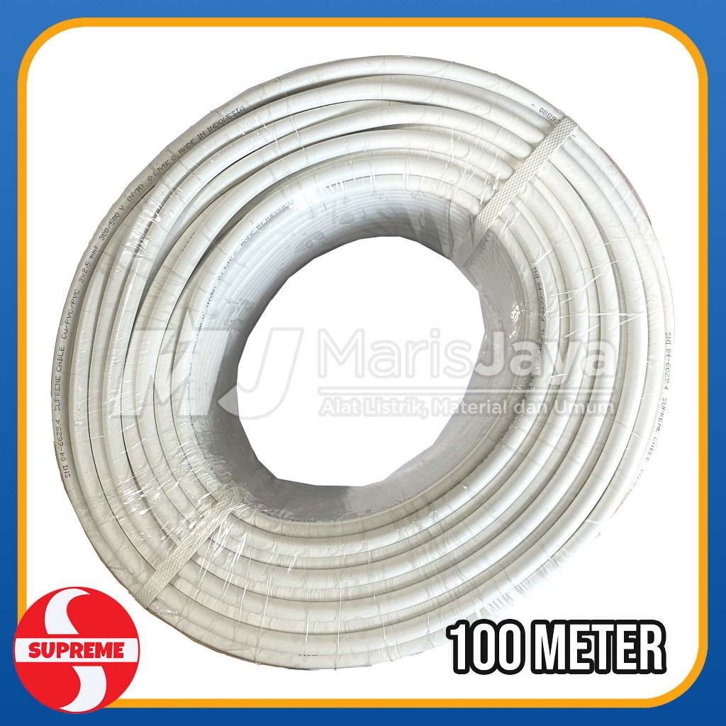 Jual Kabel Listrik SUPREME NYM 3x2,5 3x2.5 mm 100 meter (PER ROLL) | Shopee Indonesia