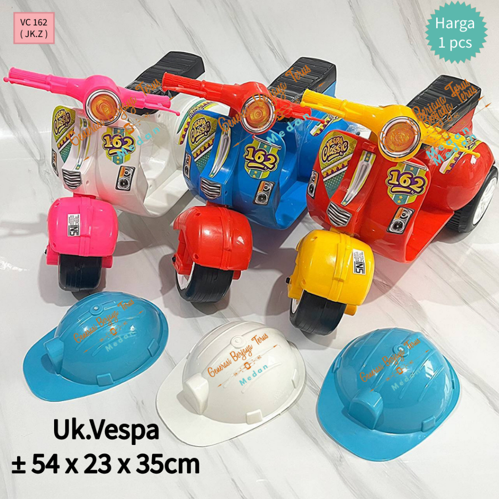 Jual MAINAN VESPA VC 162 / VESPA MINI / VESPA CILIK DORONG KLASIK RODA ...