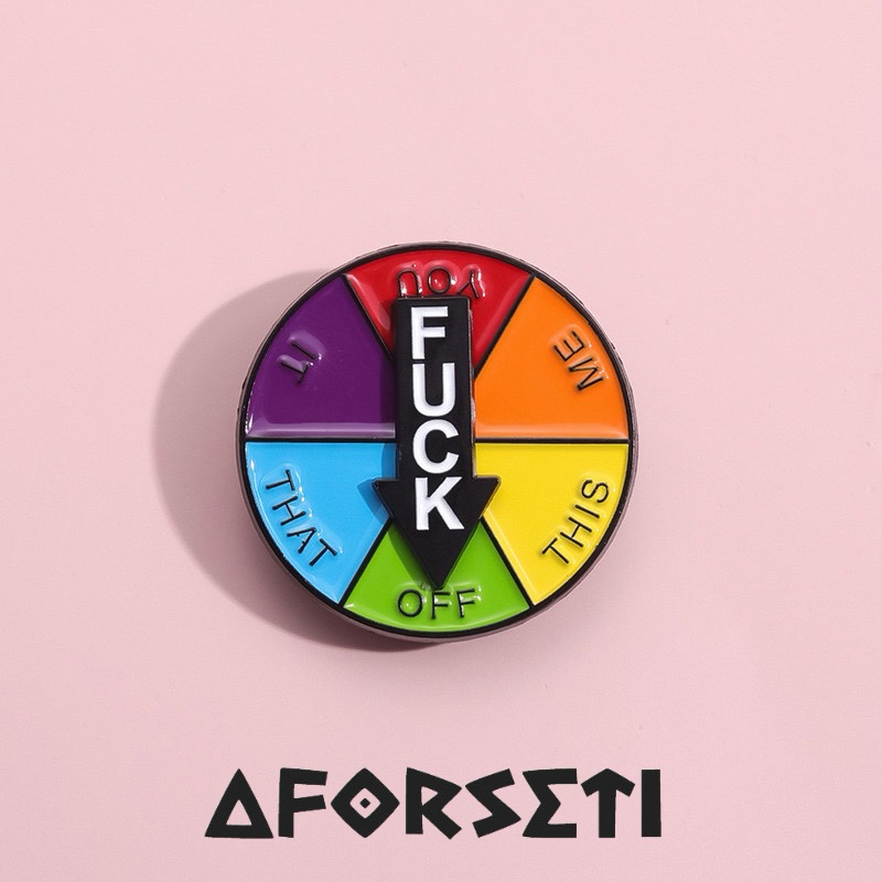 Jual PIN ENAMEL “RODA PILIH F**K" BROS PIN / BROOCH / PIN COUPLE / PIN ...