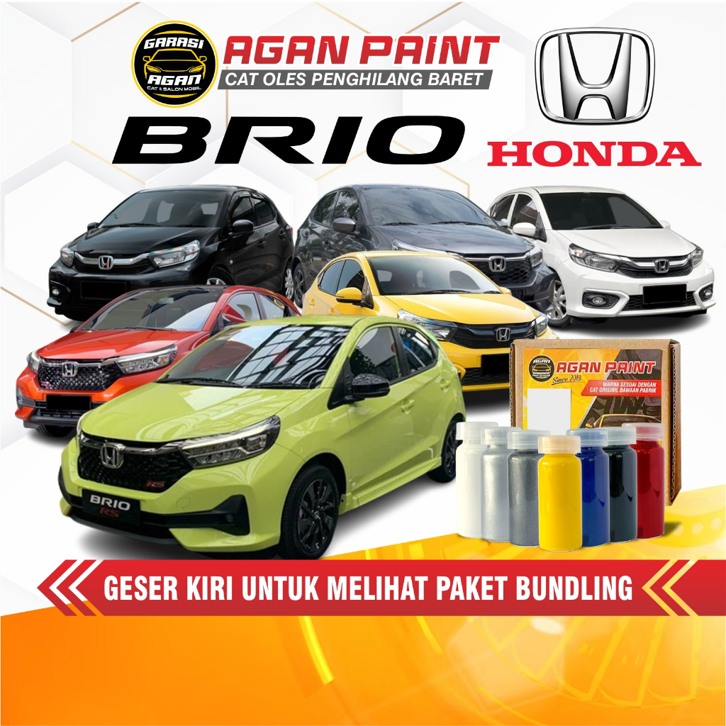 Jual GARASI AGAN Cat Penghilang Baret BRIO Cat Oles Honda Brio All Type ...