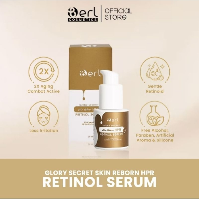Jual B erl glori secret skin reborn HPR retinol serum/serum untuk pemula dan semua jenis kulit ...