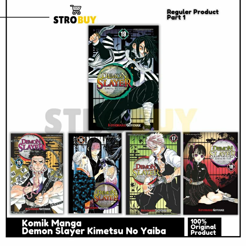 Jual Komik Demon Slayer Kimetsu No Yaiba 1 - 19 | Shopee Indonesia
