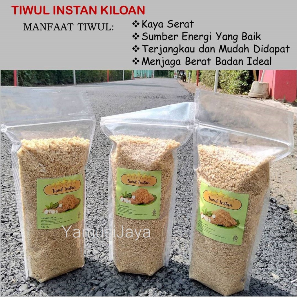 Jual Tiwul Instan 1kg - Beras Singkong Organik TERMURAH | Shopee Indonesia