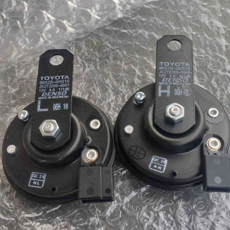Jual Klakson Denso Low High Original Innova Fortuner Hilux Set | Shopee ...