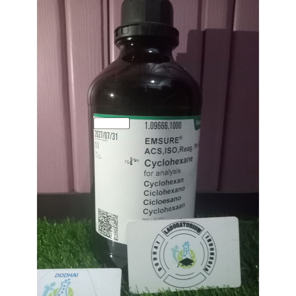 Jual Cyclohexane, Sikloheksan For Analisis, Merck 1.09666. | Shopee ...