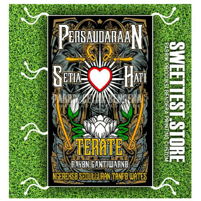 Jual READY STOK + BENDERA PSHT FULL PRINTING TERMURAH, GIANTFLAG ...