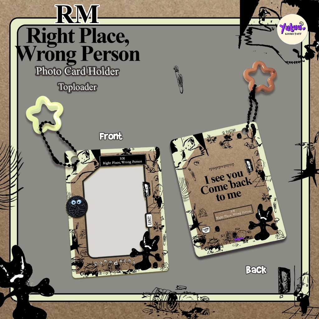 Jual RM RPWP Toploader Photo Card Holder / Kpop PC Holder handmade ...
