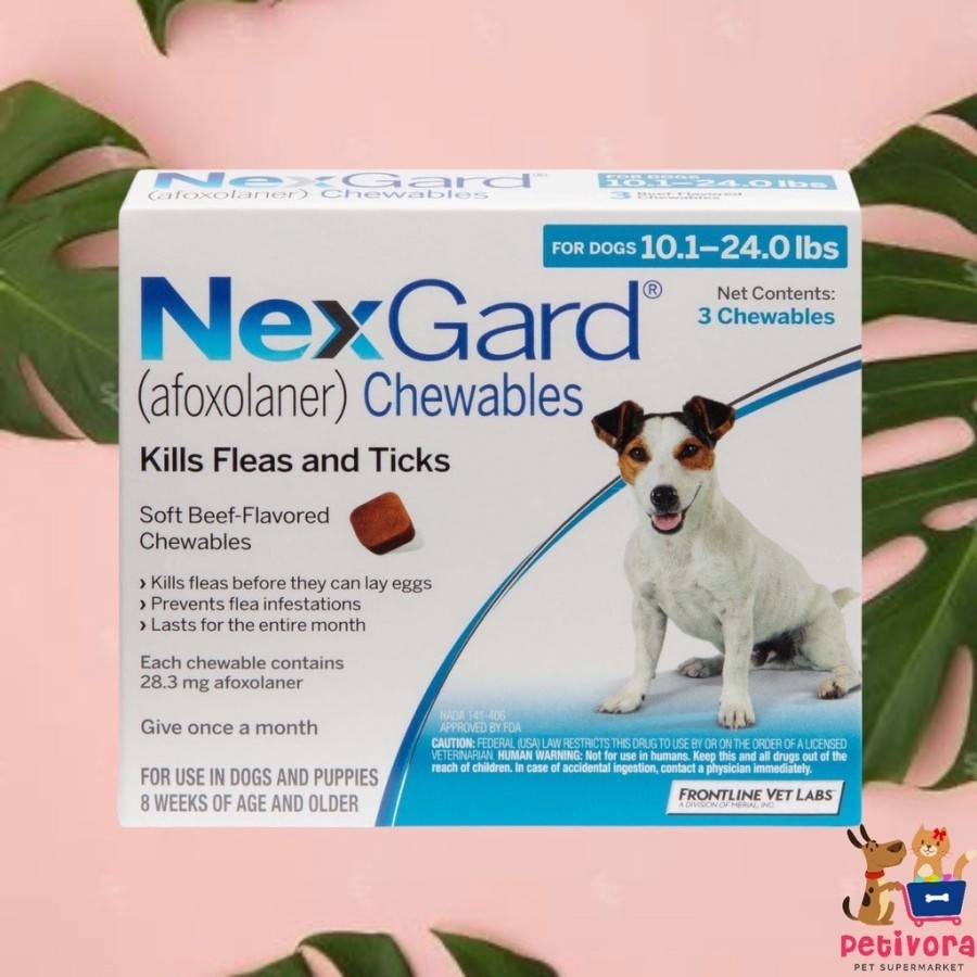 Jual NEXGARD size M 4-10KG Obat Kutu Anjing Harga per Tablet | Shopee Indonesia