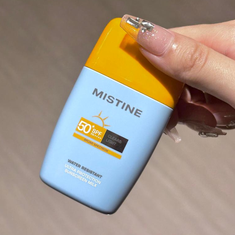 Jual Mistine Sunscreen Cream Face Waterproof Sweatproof Uv Protection ...