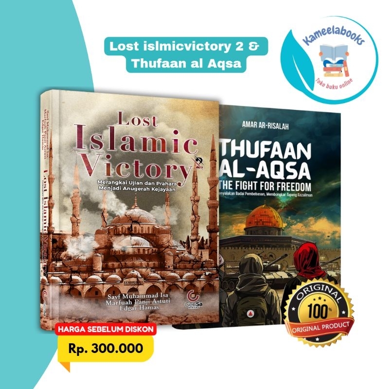 Jual READY Thufaan Al Aqsa & Lost Islamic Victory Jilid 2 Buku Amar ar ...