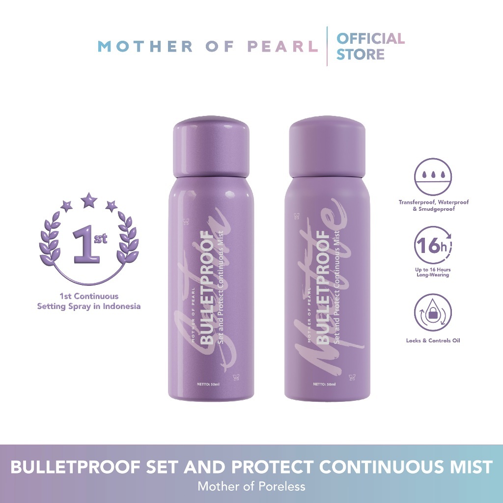 Jual MOP - Bulletproof Set and Protect Continuous Mist 50ML [SETTING ...