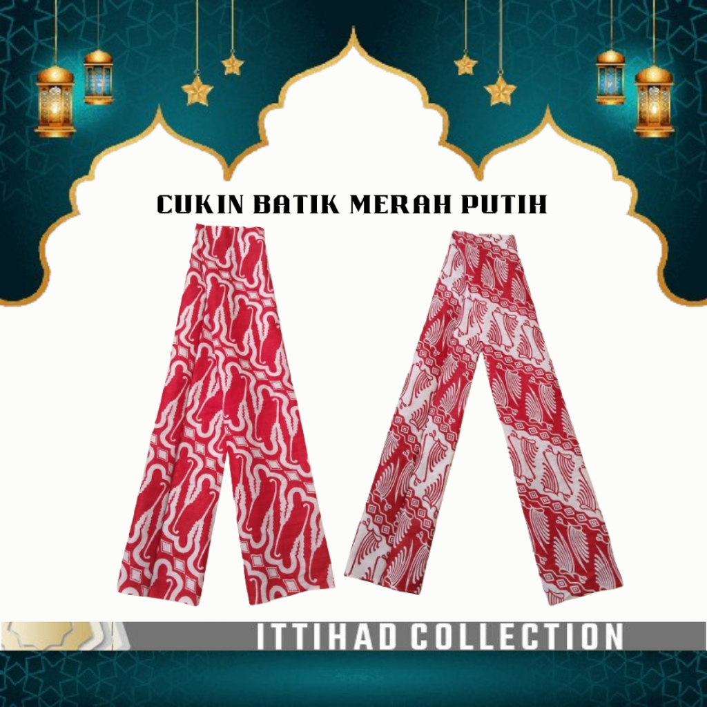 Jual Syal Selendang Batik Merah Putih Perlengkapan Agustusan/Cukin ...