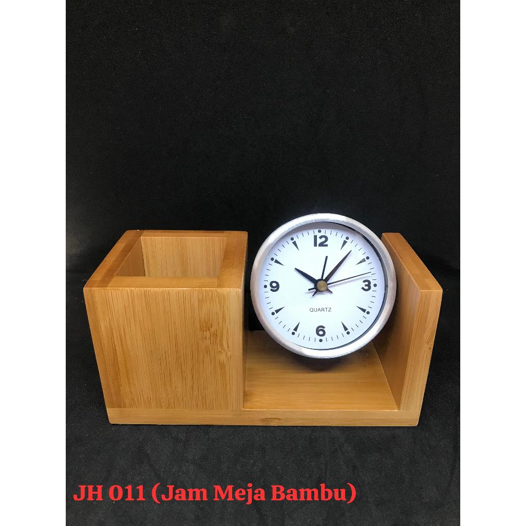 Jual JH 011 I Jam Meja Bambu I Souvenir Jam Meja I Souvenir Kantor I ...