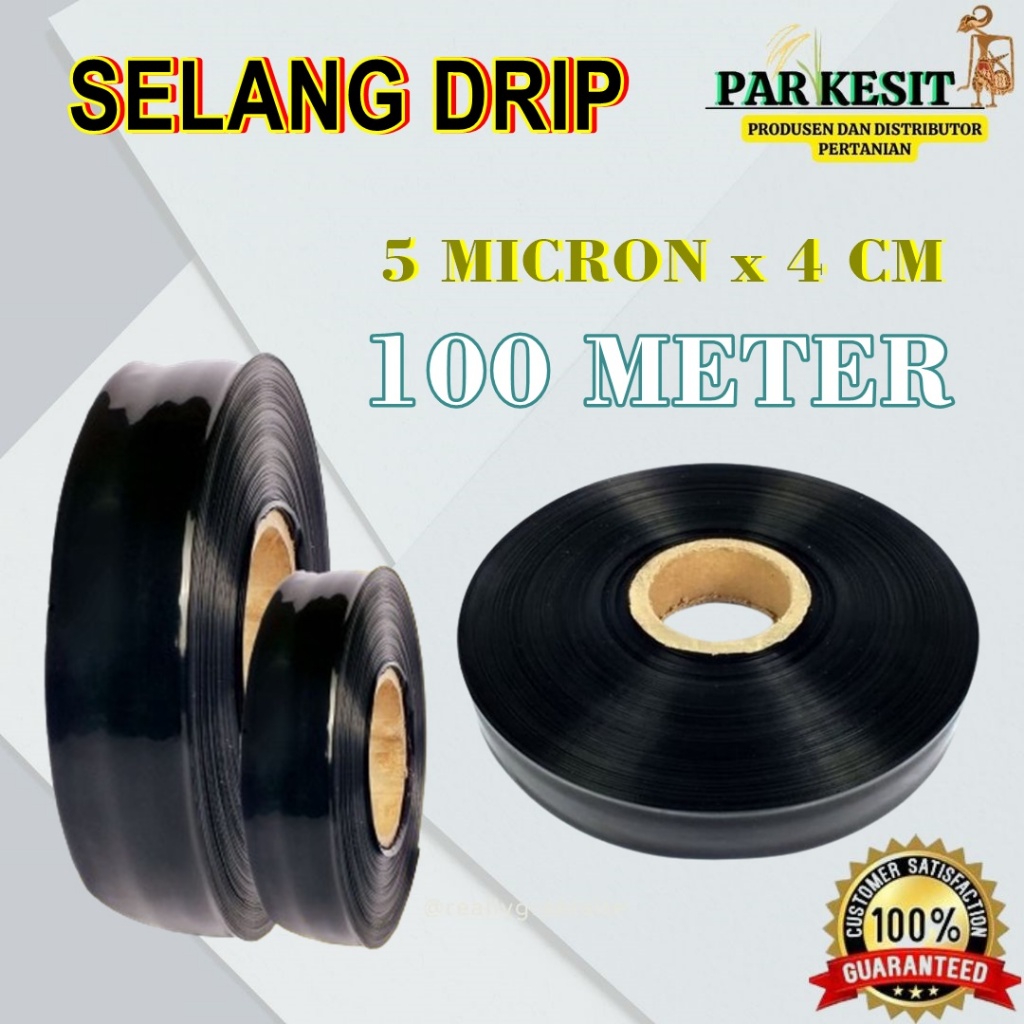 Jual Selang Drip 5 Micron x 4 Cm x 100 Meter Selang Irigasi | Shopee ...