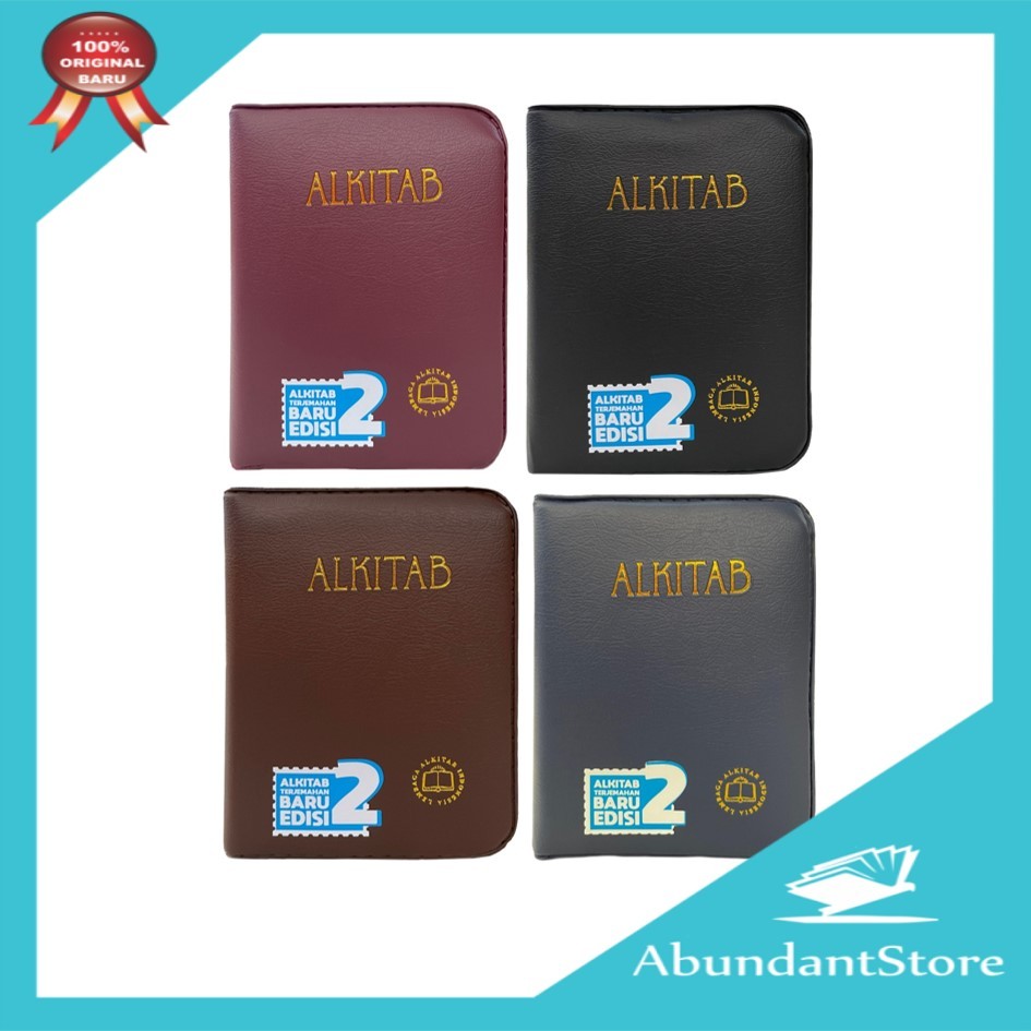 Jual Alkitab Ukuran Kecil Sampul Imitasi Resleting Terjemahan Baru ...