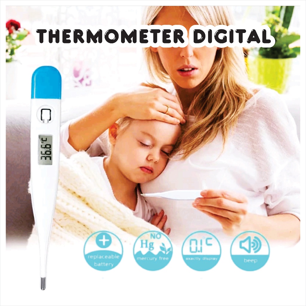 Jual Termometer Digital Alat Pengatur Suhu Tubuh Badan Anak Bayi ...