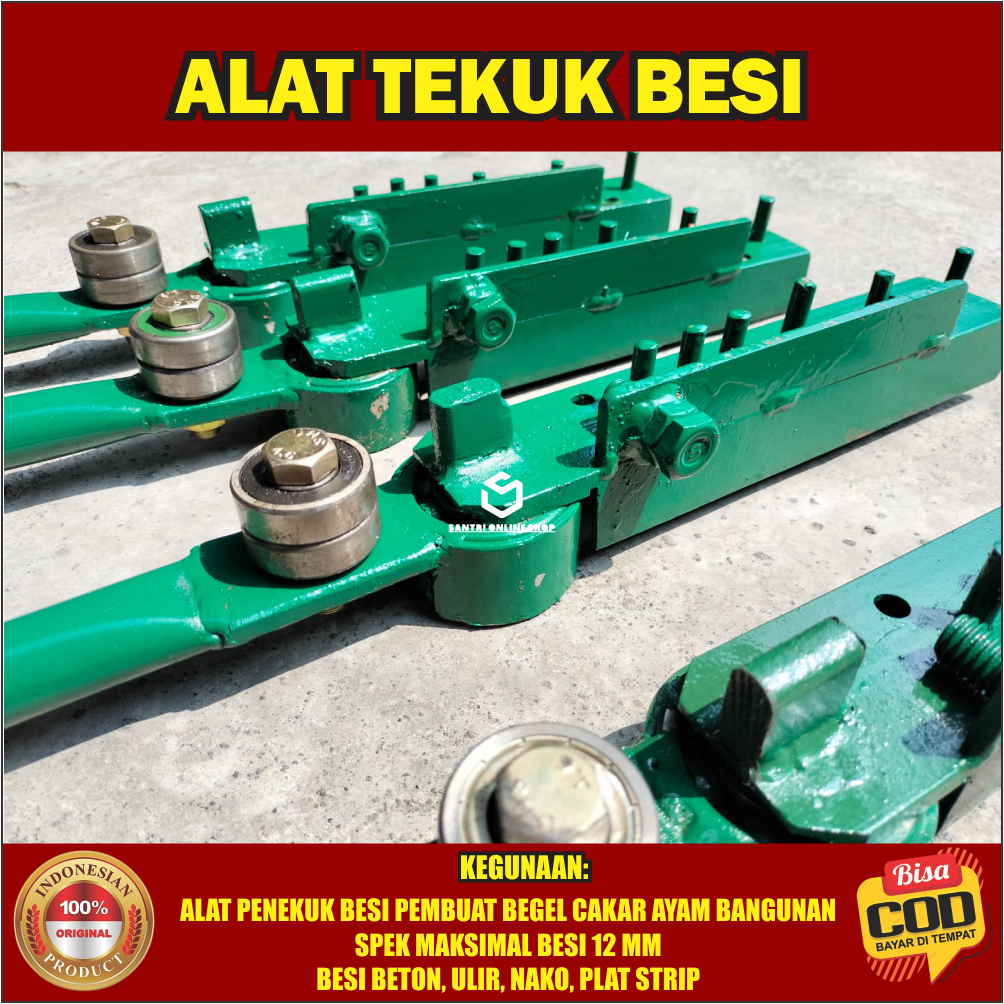 Jual (TERBARU) ALAT TEKUK BESI Penekuk Besi Begel Cakar Ayam Spek 4 ...