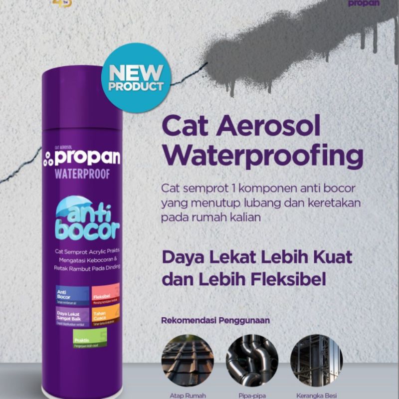 Jual Cat semprot Waterproofing anti bocor//Beton,Genting,Plastik,Kayu ...