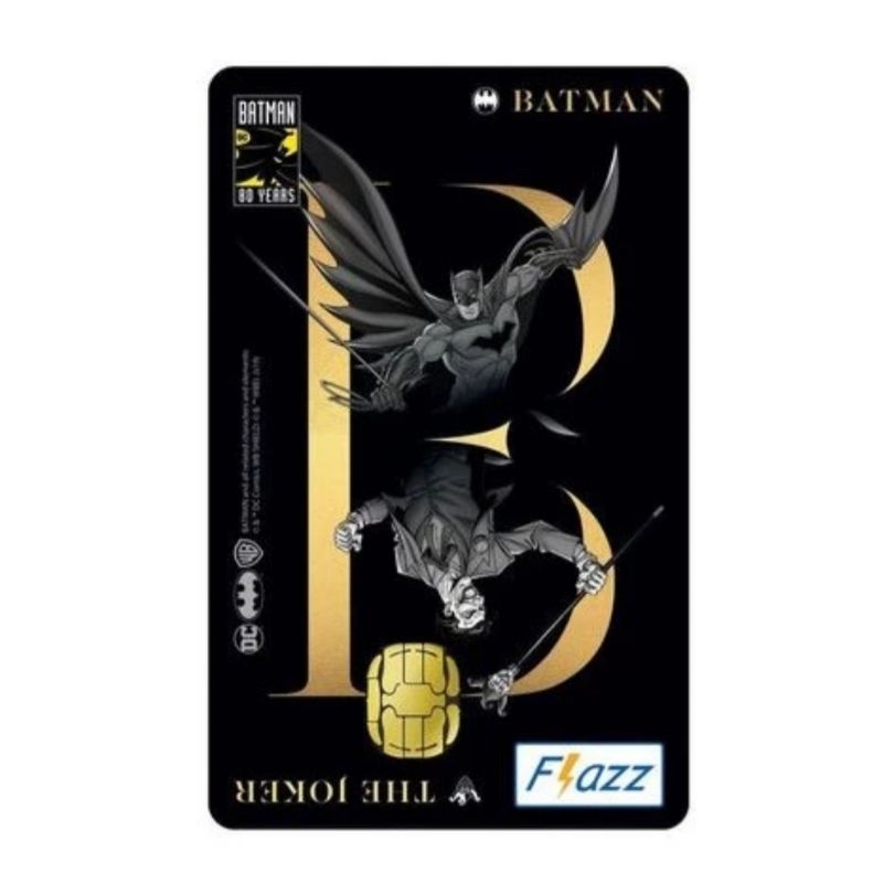 Jual Kartu Flazz BCA Gen 1 Edisi 80 Years Batman - Hitam | Shopee Indonesia