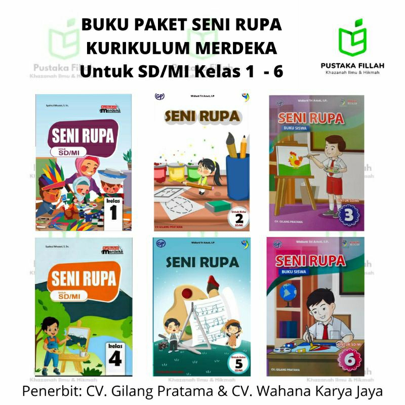 Jual Buku Paket Seni Rupa untuk SD/MI Kelas 1 - 6 Kurikulum Merdeka | Shopee Indonesia