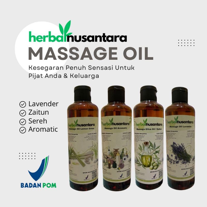 Jual HERBAL NUSANTARA OIL MASSAGE MINYAK PIJAT URUT BEKAM REFLEKSI KEMASAN 100 ML | Shopee Indonesia