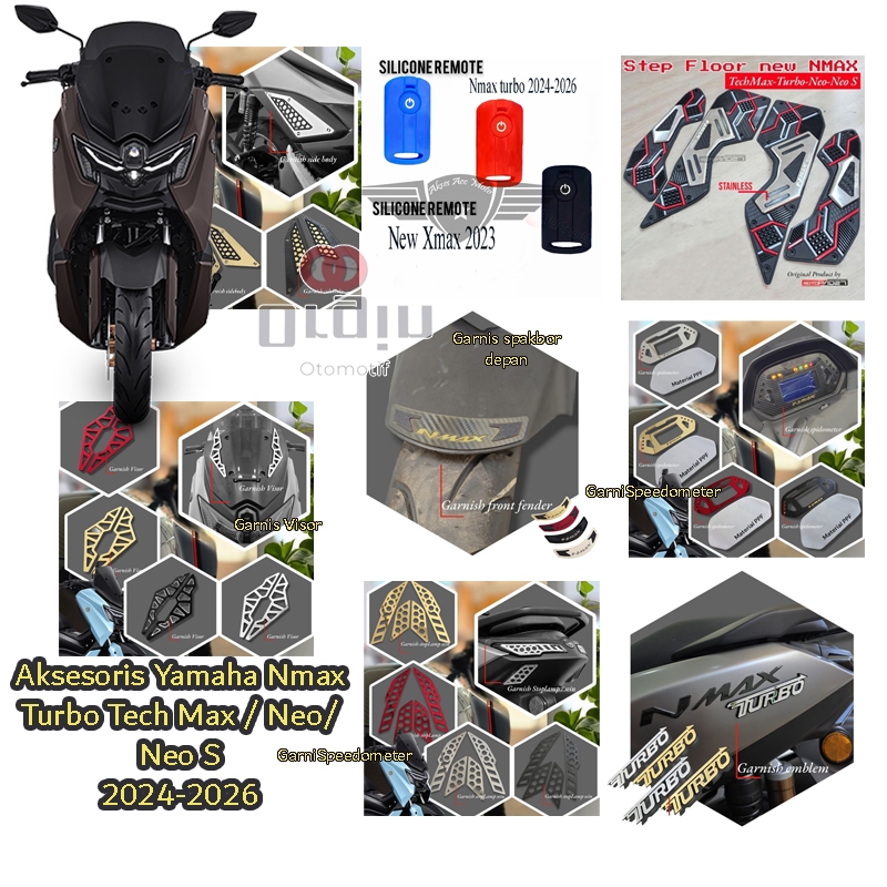 Jual ASESORIS GARNISH GARNIS YAMAHA NEW NMAX TURBO 2024 -2026 | Shopee ...