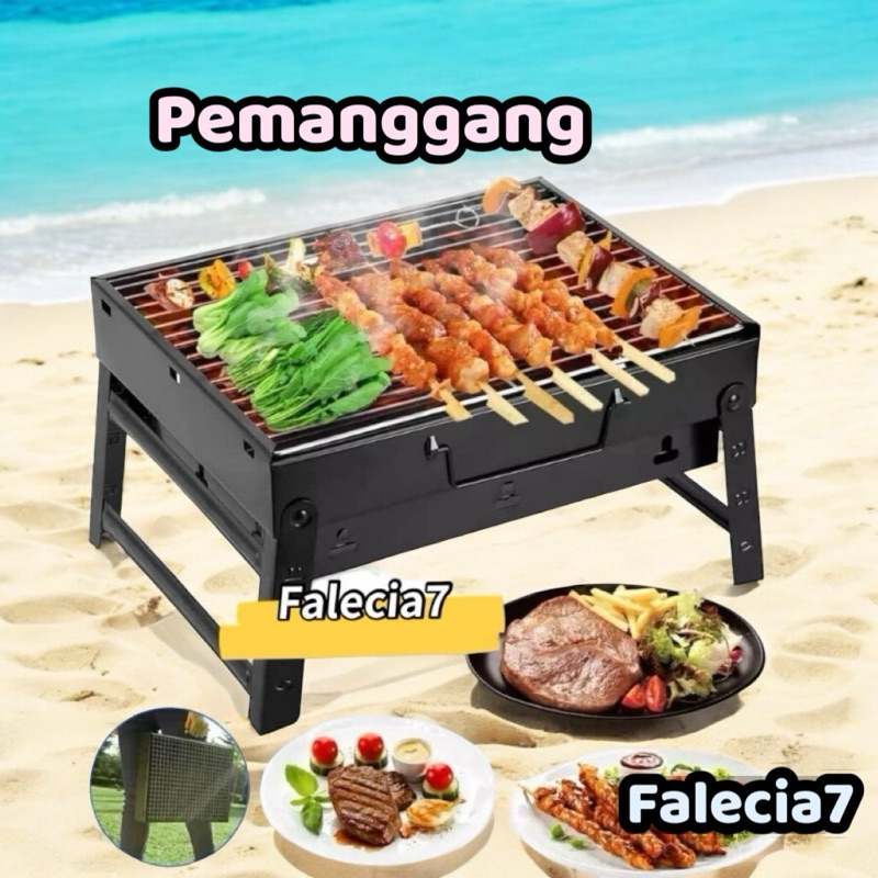 Jual Cod - F77 Alat Pemanggang Barbeque Bakso Ayam Grill Portable ...