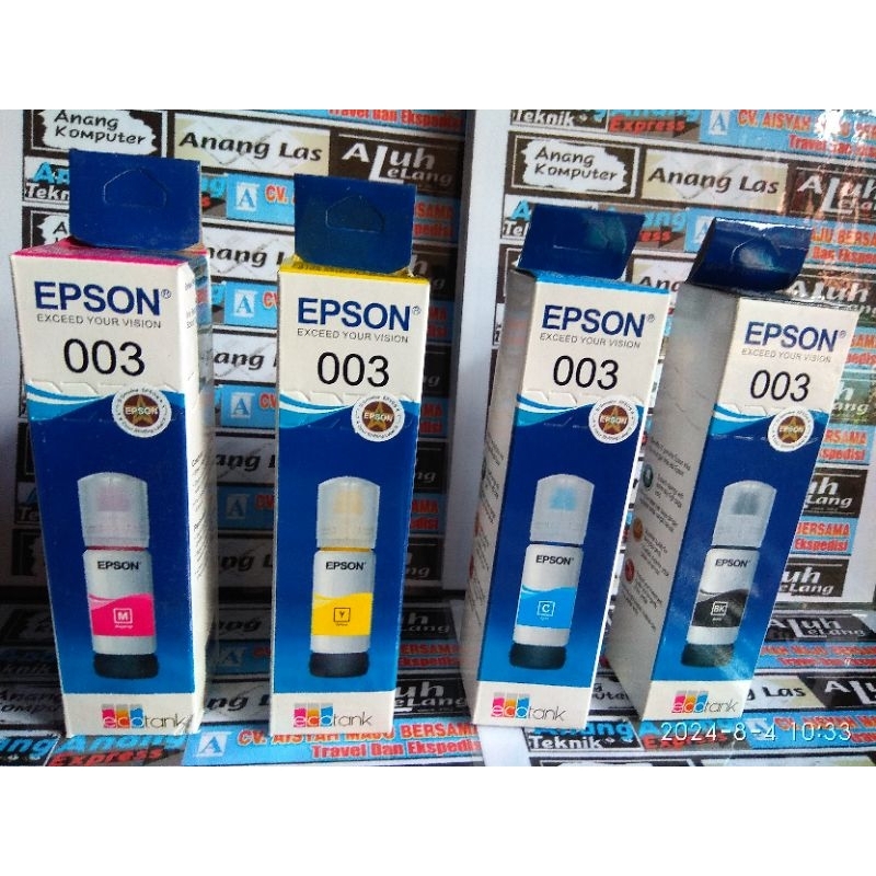 Jual TINTA EPSON 003 original PREMIUM UNTUK PRINTER SERIES L3210 L3110 L3116 L3150 L3156 L5190 ...