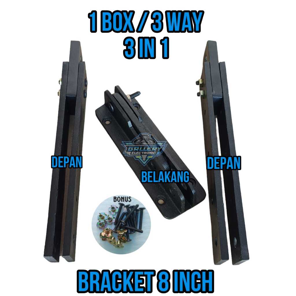 Jual Bracket Line Array 3WAY 8 inch / Breket 3 WAY 8'' Gantung Bahan Cor Diral Alumunium ...