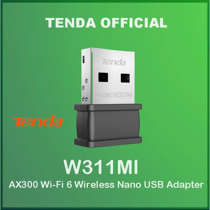 Jual Tenda W311MI AX300 Wi-Fi 6 Wireless Nano USB Adapter | Shopee ...