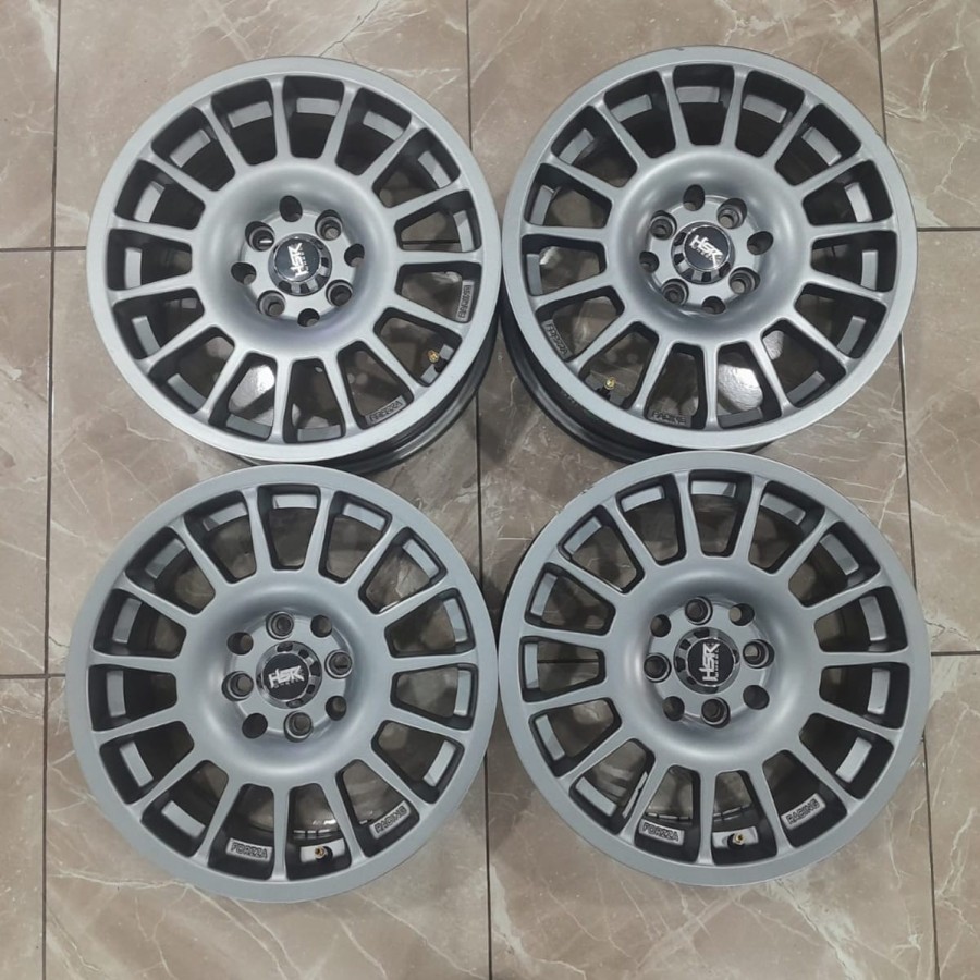 Jual VELG MOBIL SECOND RALLY TAKASAKI HSR RING 15 LEBAR 6,5 PCD 4X100 4X114 GREY BUAT AVANZA ...