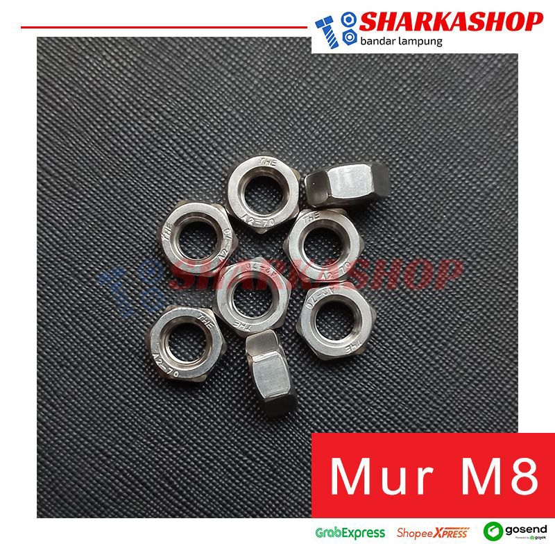 Jual Mur Stainless M8 | Shopee Indonesia