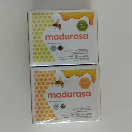 Jual Madu Original dan Jeruk Nipis MADURASA BOX Isi 12 sachet Madu ...