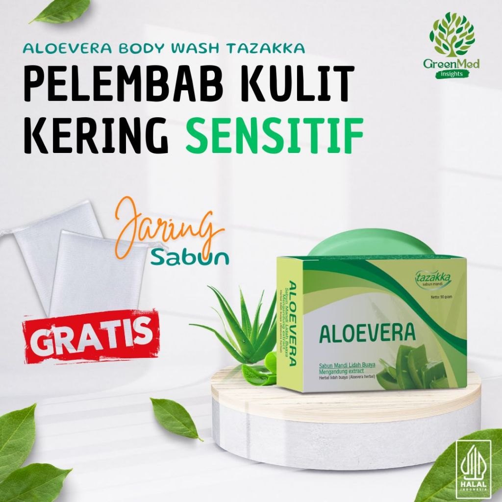 Jual Sabun Aloevera Pelembab Kulit Kering Dan Gatal Ekstrak Lidah Buaya ...