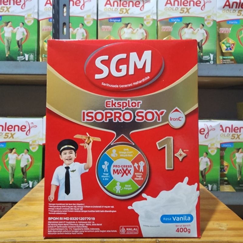 Jual SGM Explore Soya 1+ Vanila 400gr TERMURAH!!! | Shopee Indonesia