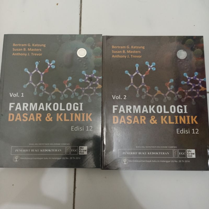 Jual Farmakalogi Dasar dan Klinik Katzung Jilid 1 dan 2 Edisi 12 | Shopee Indonesia