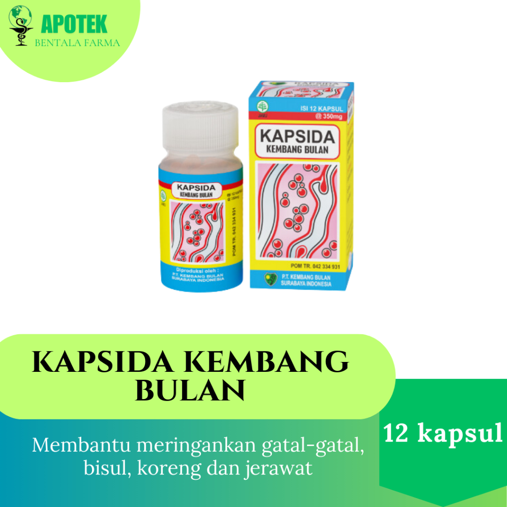Jual Kapsida Kembang Bulan Isi 12 Kapsul | Shopee Indonesia