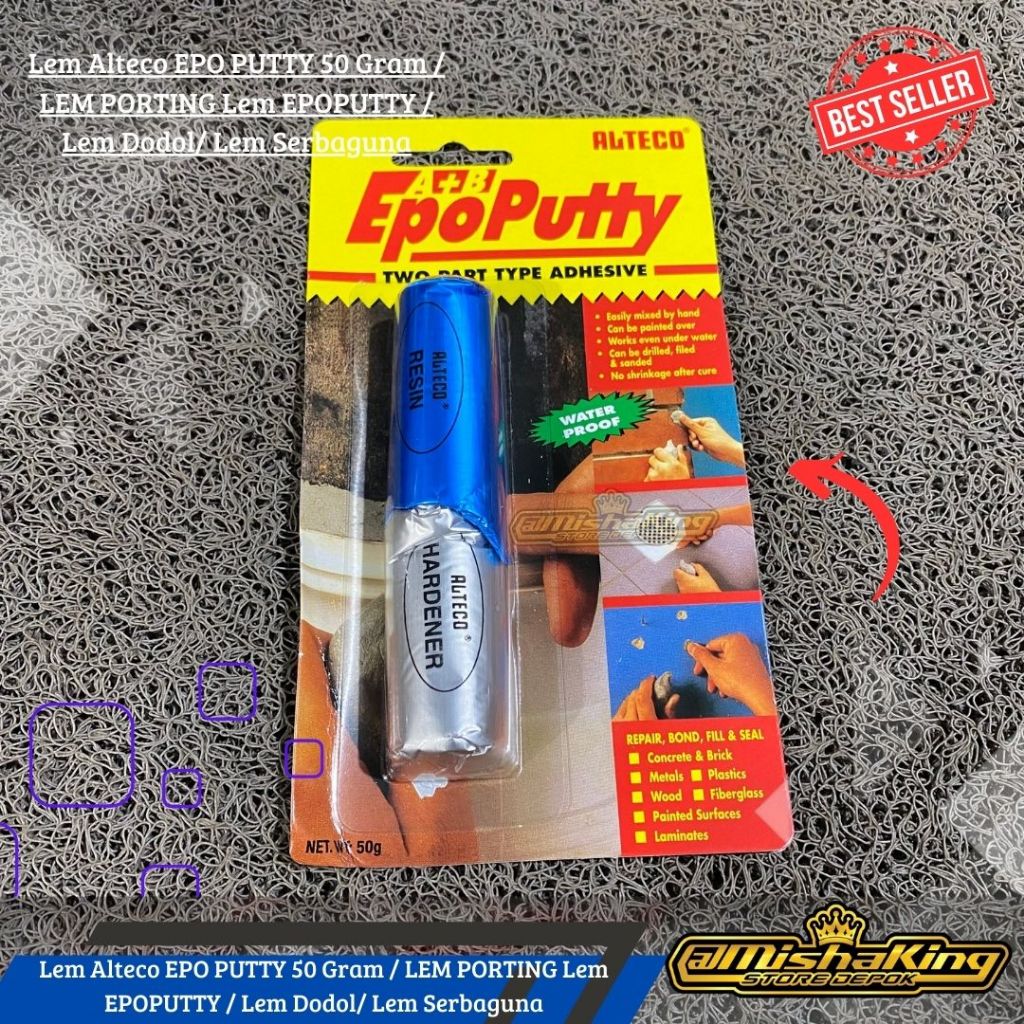 Jual Lem Alteco EPO PUTTY 50 Gram / LEM PORTING Lem EPOPUTTY / Lem ...