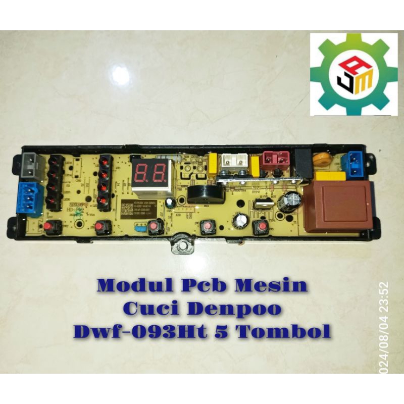 Jual MODUL PCB MESIN CUCI DENPOO DWF-093HT 5 TOMBOL | Shopee Indonesia