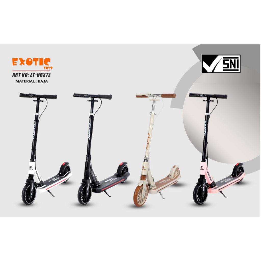 Jual Scooter Dewasa roda 2 besar tikt0k murah otopet skuter exotic ...