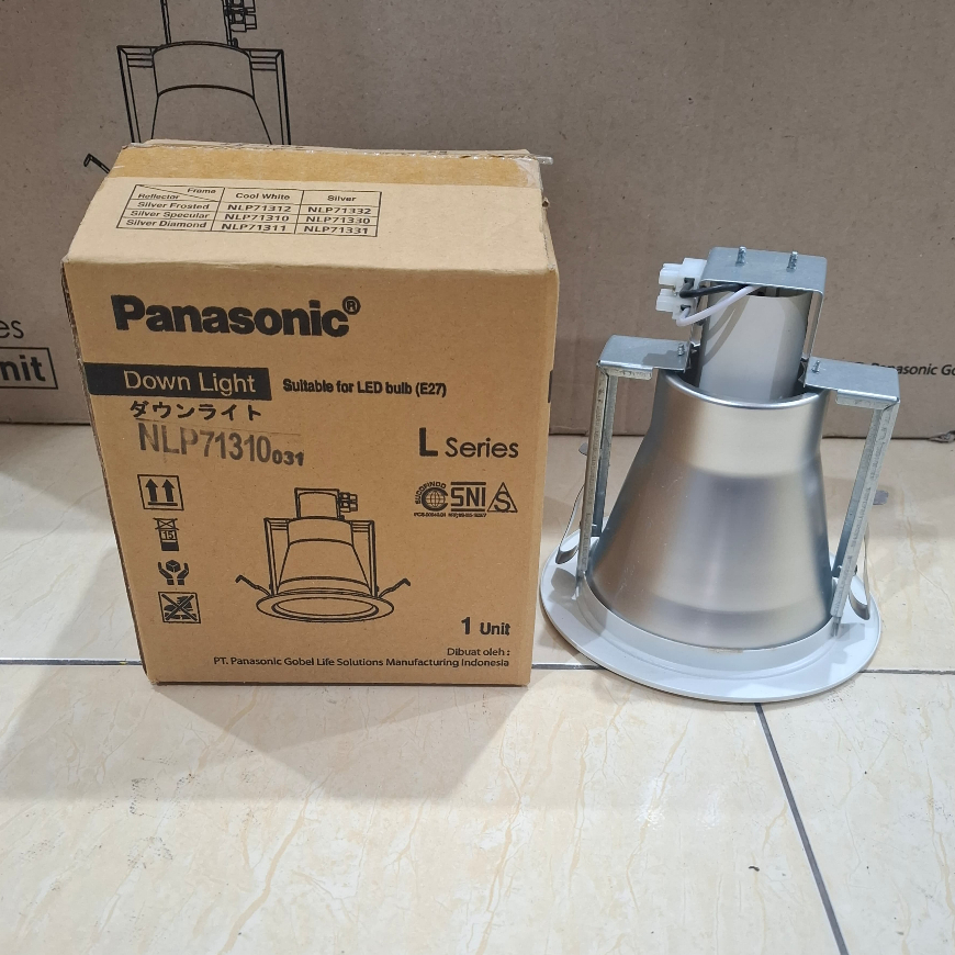 Jual PANASONIC Kap Downlight 4 Inch NLP71310 L Series 4" Putih | Shopee ...